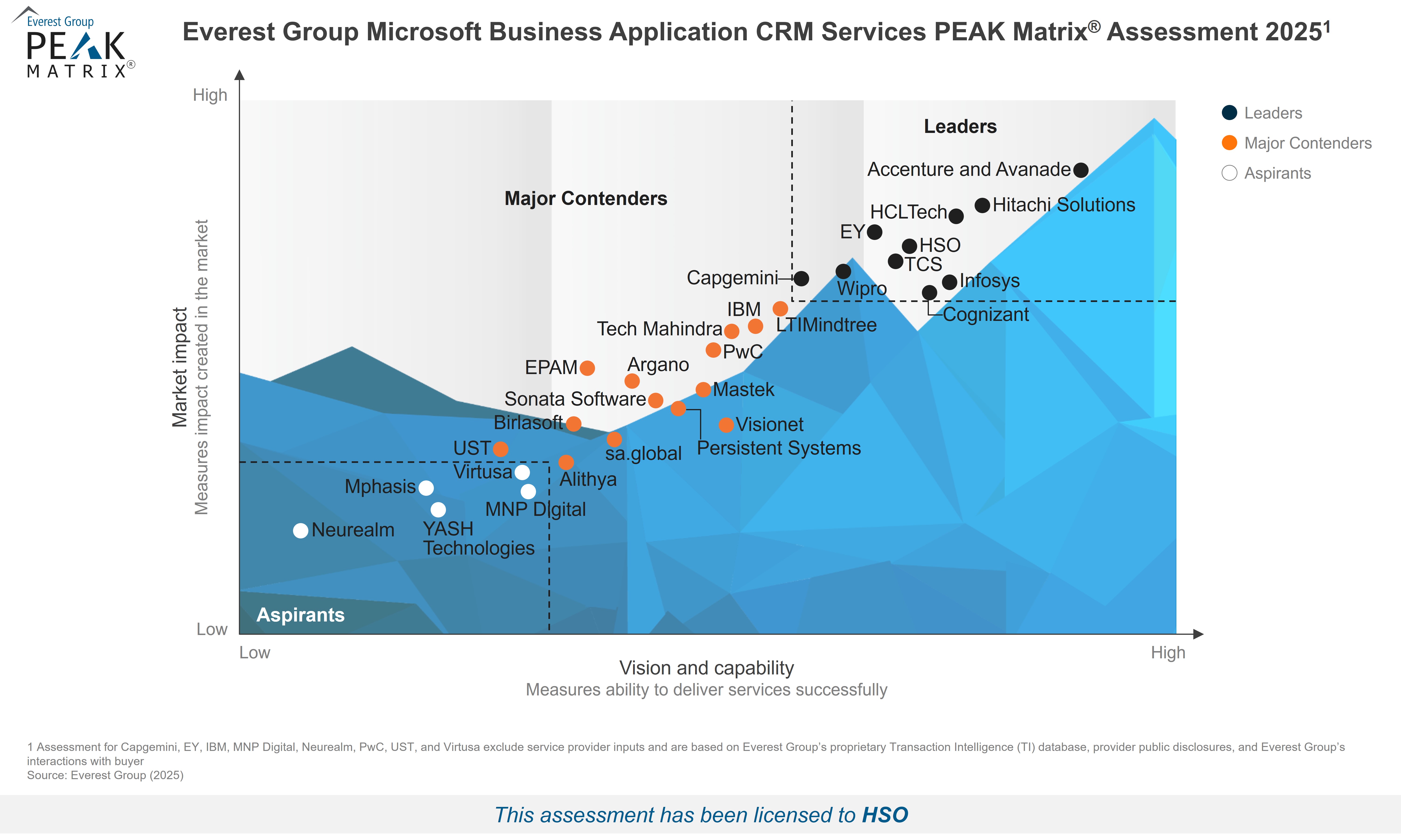 HSO Named Leader and Star Performer in Everest Group’s Microsoft Business Applications Services ...
