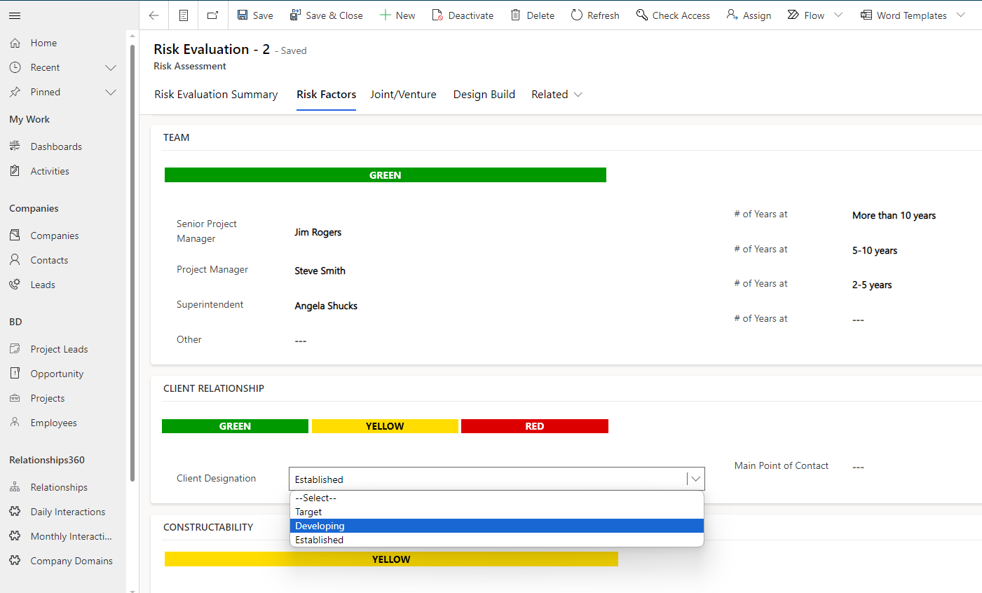 Microsoft Dynamics 365 Software for Construction Firms ...